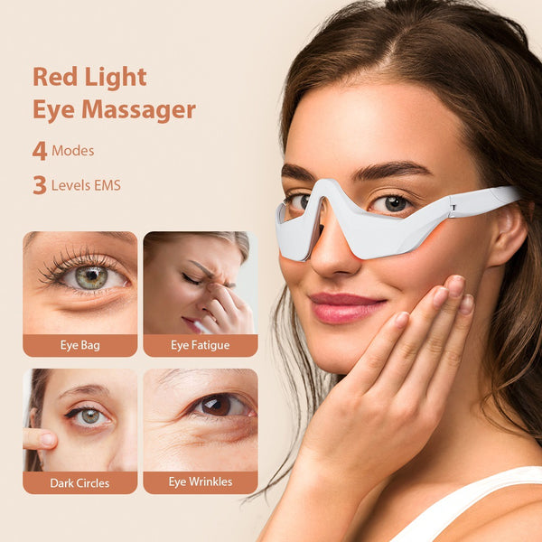 HexoEye™ – Microcurrent Red Light Eye Massager - Hexo Care International